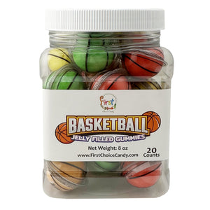 BASKETBALL BALL JELLY FILLED GUMMIES 20 PIECES – fccandy