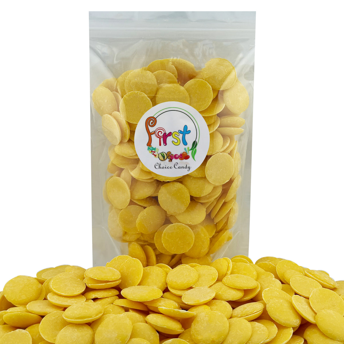 YELLOW COLOR CHOCOLATE MELTING WAFERS – fccandy