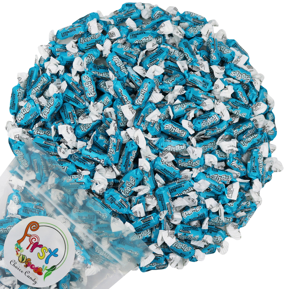 BLUE RASPBERRY TOOTSIE FROOTIES ROLL CHEWY CANDY – fccandy