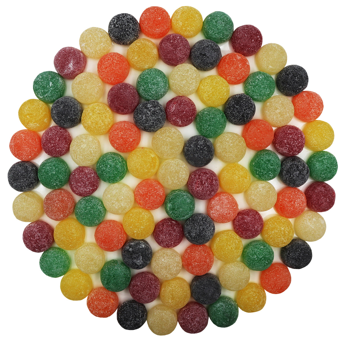 GIANT ASSORTED SUGAR SANDED GUM DROPS – fccandy