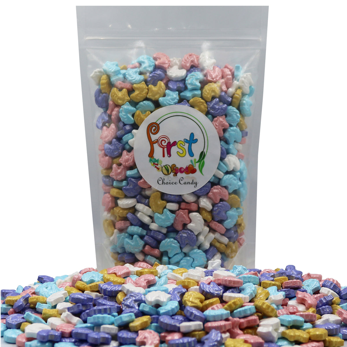 UNICORN ASSORTED COLORED MINI HARD CANDIES – fccandy