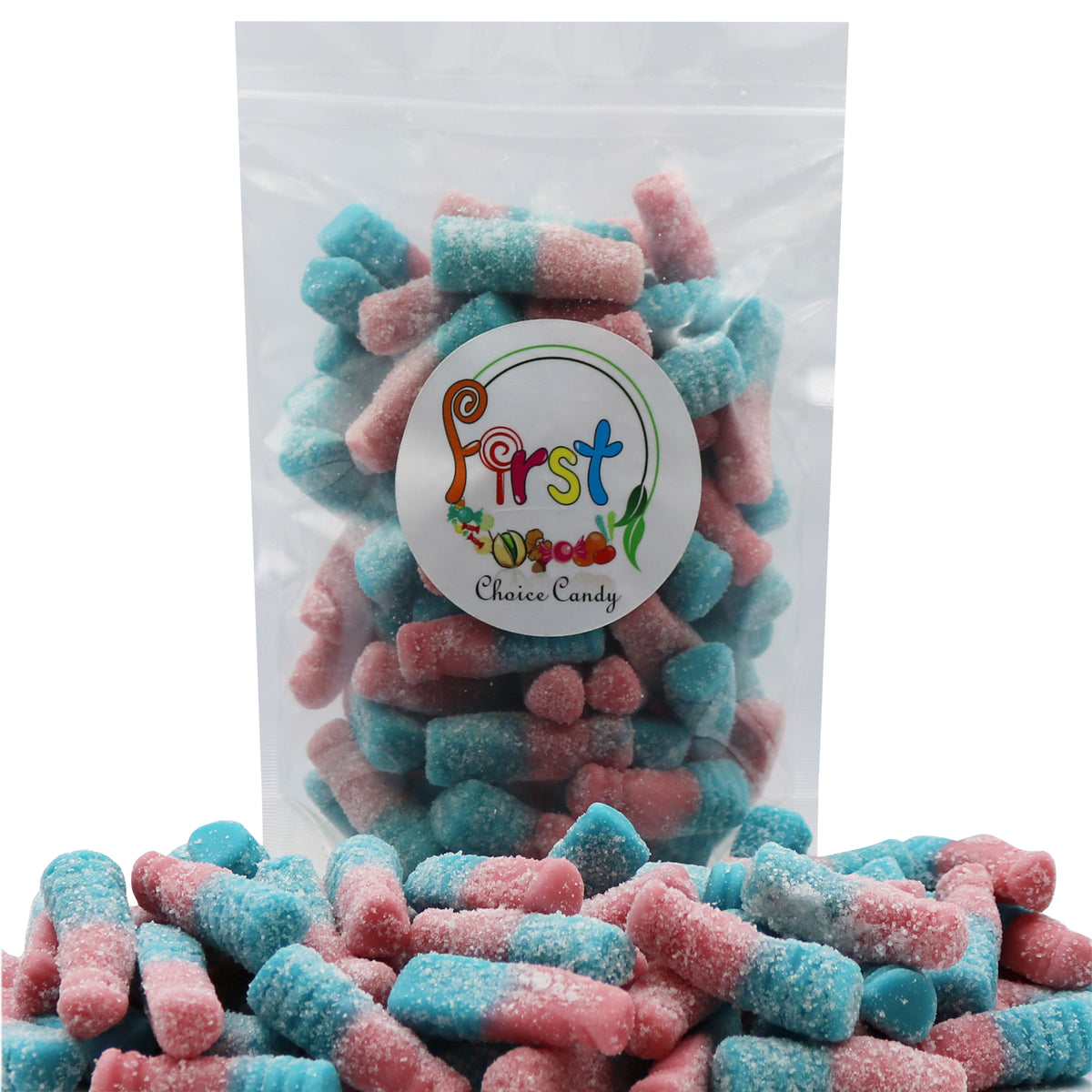 Order Tastiest Sour Bubble Gum Cola Bottles Gummy | fccandy