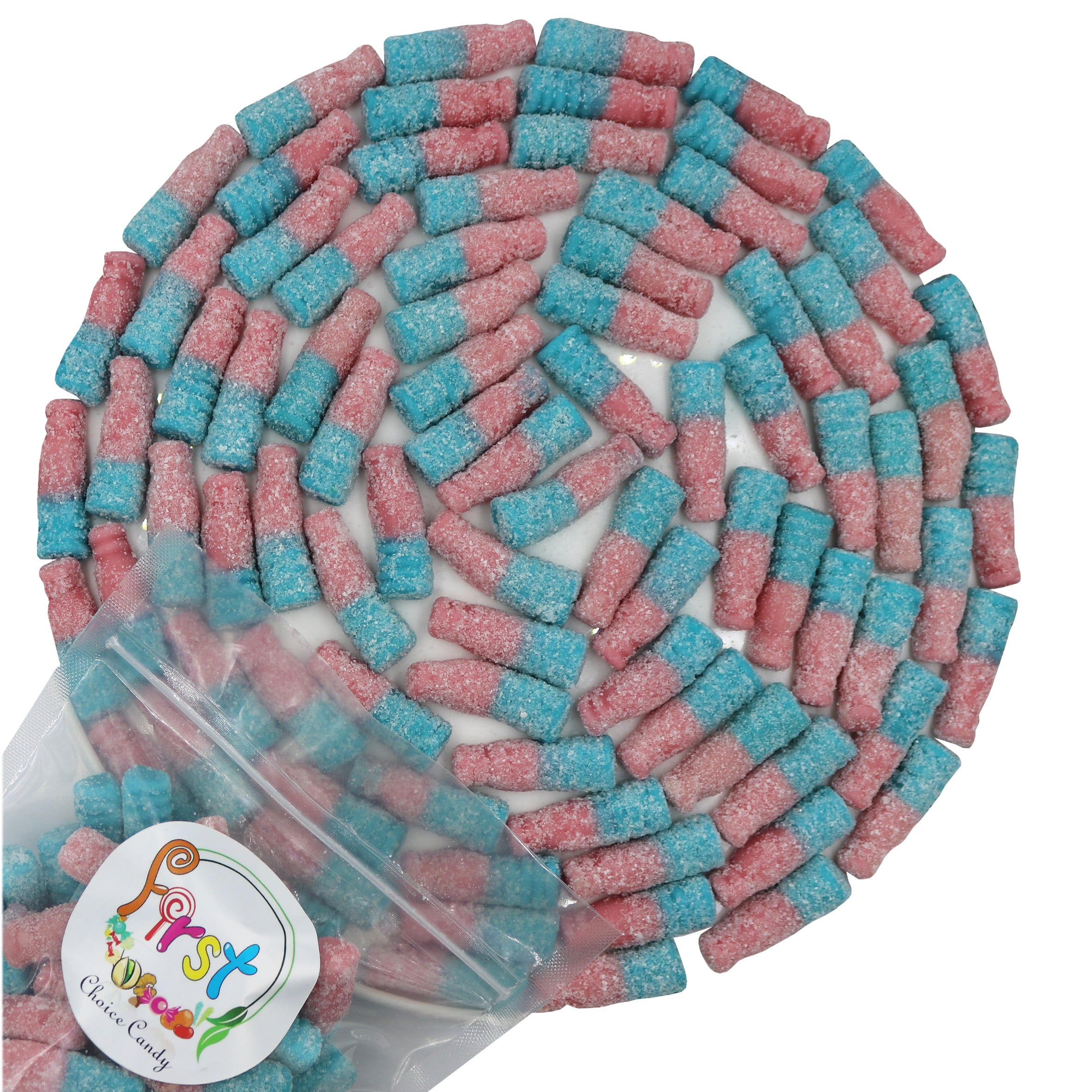 Order Tastiest Sour Bubble Gum Cola Bottles Gummy | fccandy